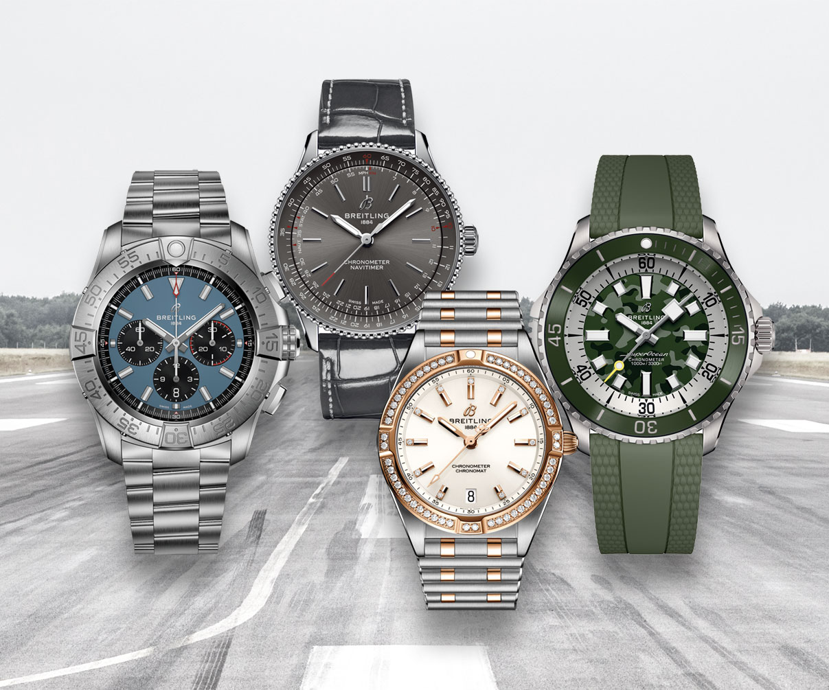 Découvrez les dernières nouveautés des montres Breitling chez Tollet